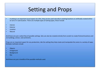 Mise en-scene Media Studies Adrian | PPT