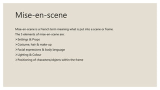 Mise en-scene | PPTX