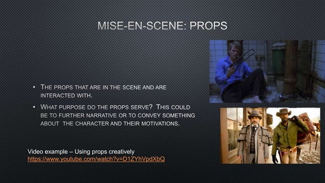Mise en-scene analysis - BTEC Level2 | PPT