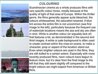 Mise-en-scene In Scandinavian Thrillers | PPTX | Europe Travel | Travel ...