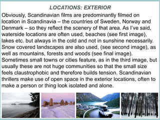 Mise-en-scene In Scandinavian Thrillers | PPTX | Europe Travel | Travel ...