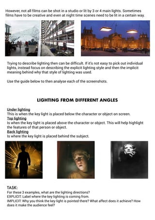 Mise-en-scene introduction and study guide | PDF