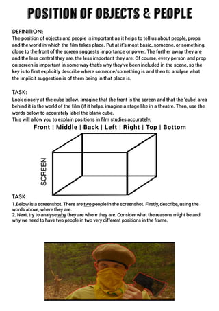 Mise-en-scene introduction and study guide | PDF