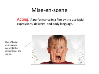Mise en-scene powerpoint | PPTX