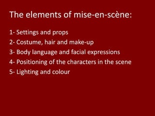 Mise-en-scène | PPT