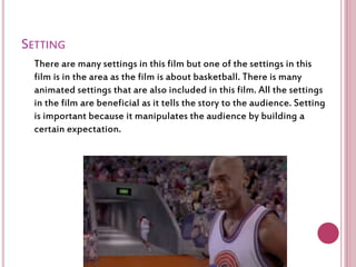 Mise en-scène 2 space jam | PPTX