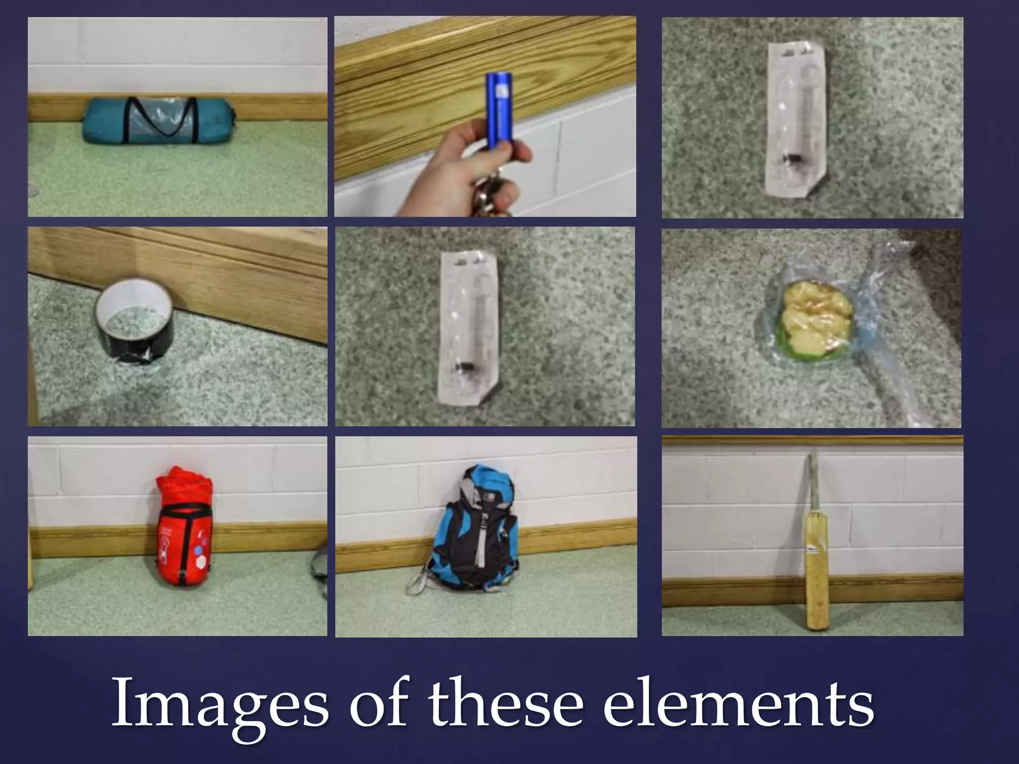 Mise en-scène and props for film opening | PPT