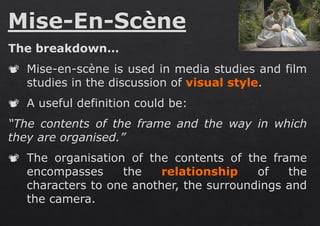 Mise-en-Scène Presentation | PPT