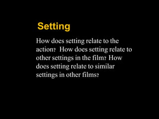 Mise-en-Scene: Design and Composition | PPTX