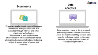 Ecommerce and Data Analytics | PPTX