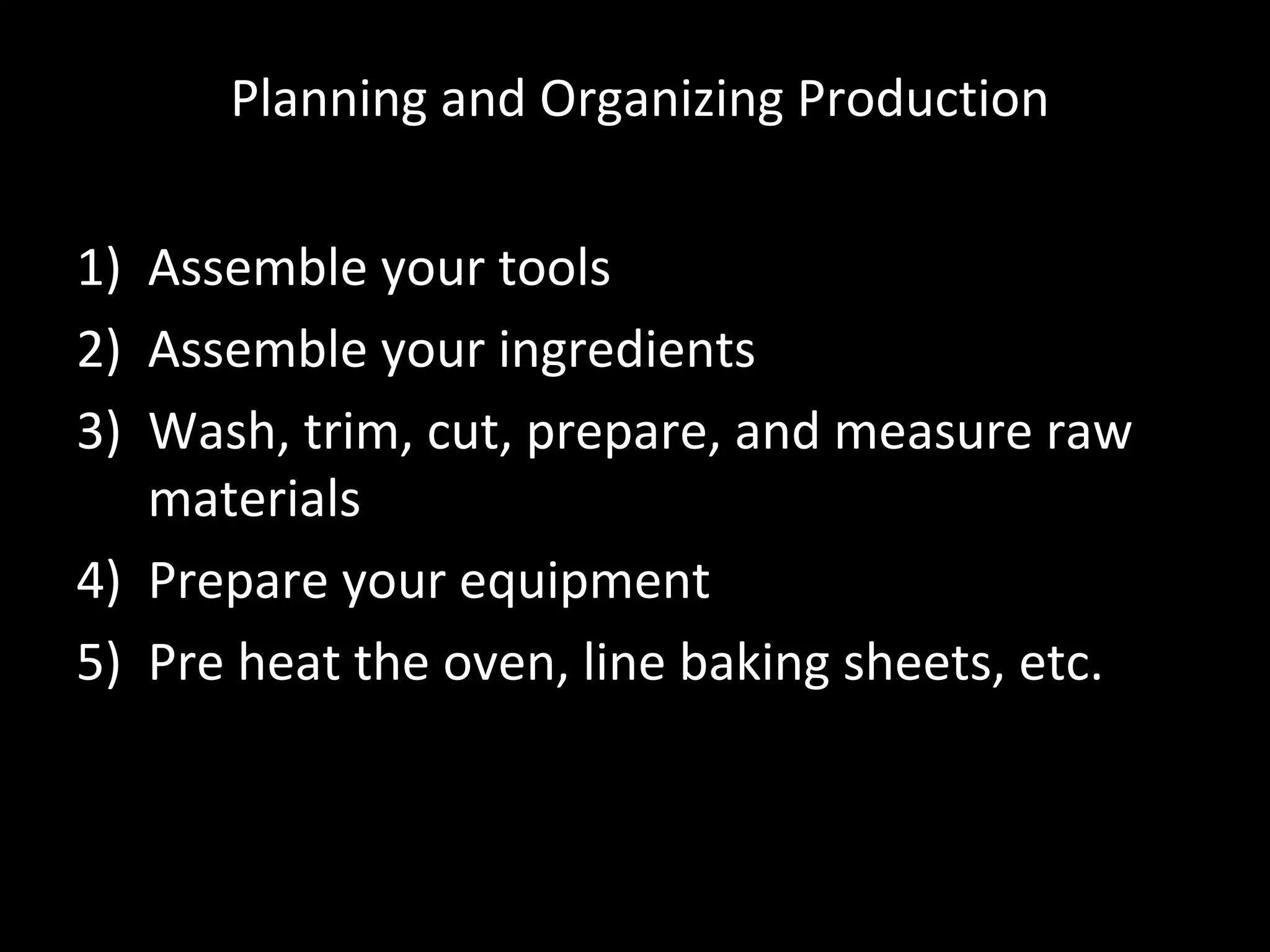Mise en place | PPT