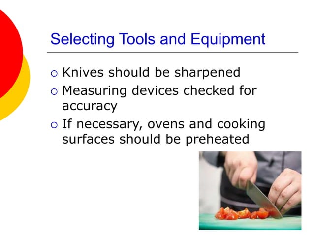 MISE EN PLACE.ppt | Cooking | Food & Drink