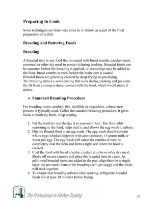 Mise en place student manual | PDF