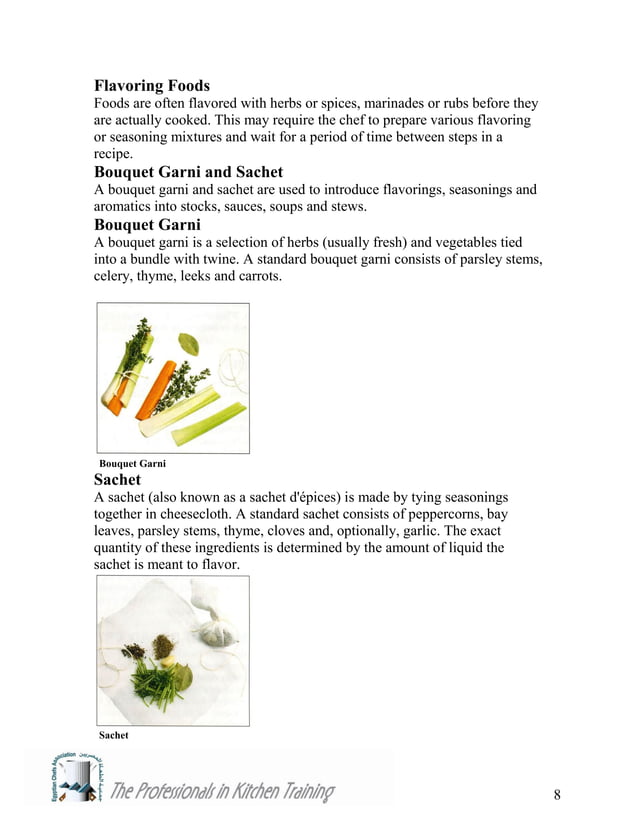 Mise en place student manual | PDF | Desserts and Baking | Food & Drink