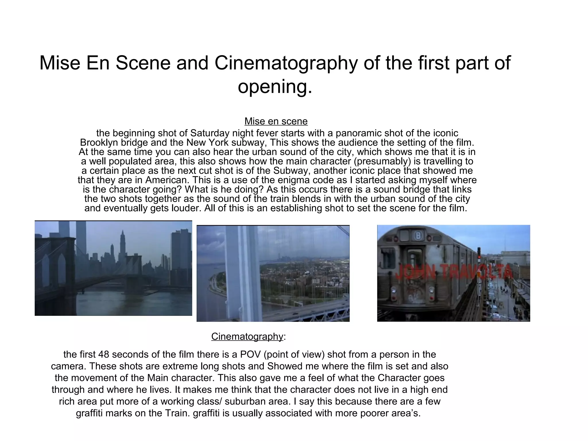 Mise en scene | PPT | Free Download