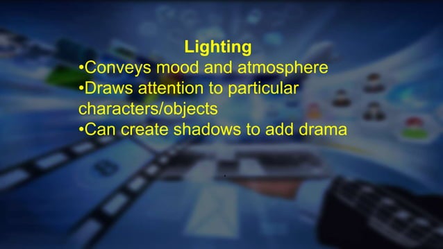 Introduction to Media Studies: Mise en scene | PPT