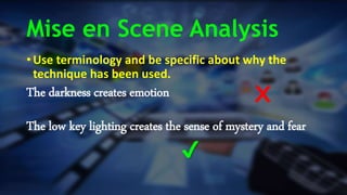 Introduction to Media Studies: Mise en scene | PPT