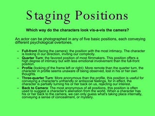 Mise En Scene Analysis | PPT