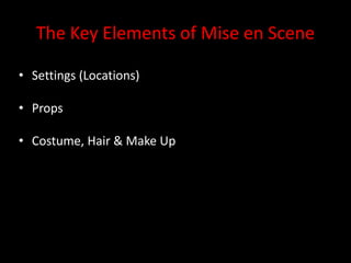Mise en scene | PPT