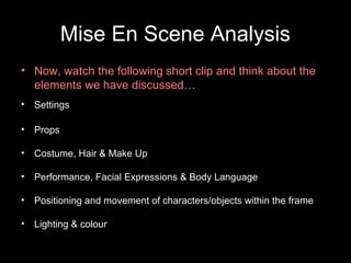 Mise en scene 2012 | PPT