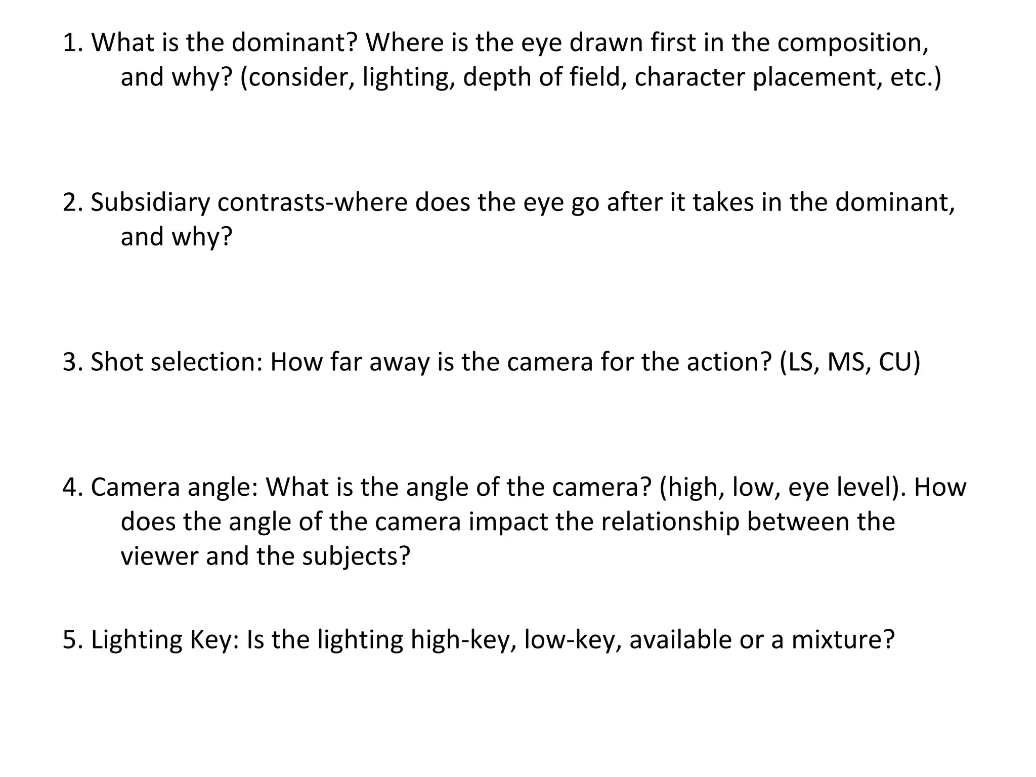 Mise En Scene Anaylsis | PPT
