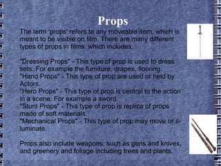 Mise en scene and semiotics | ODP