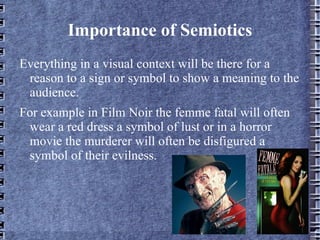 Mise en scene and semiotics | ODP