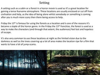 Mise en scene in horror | PPTX