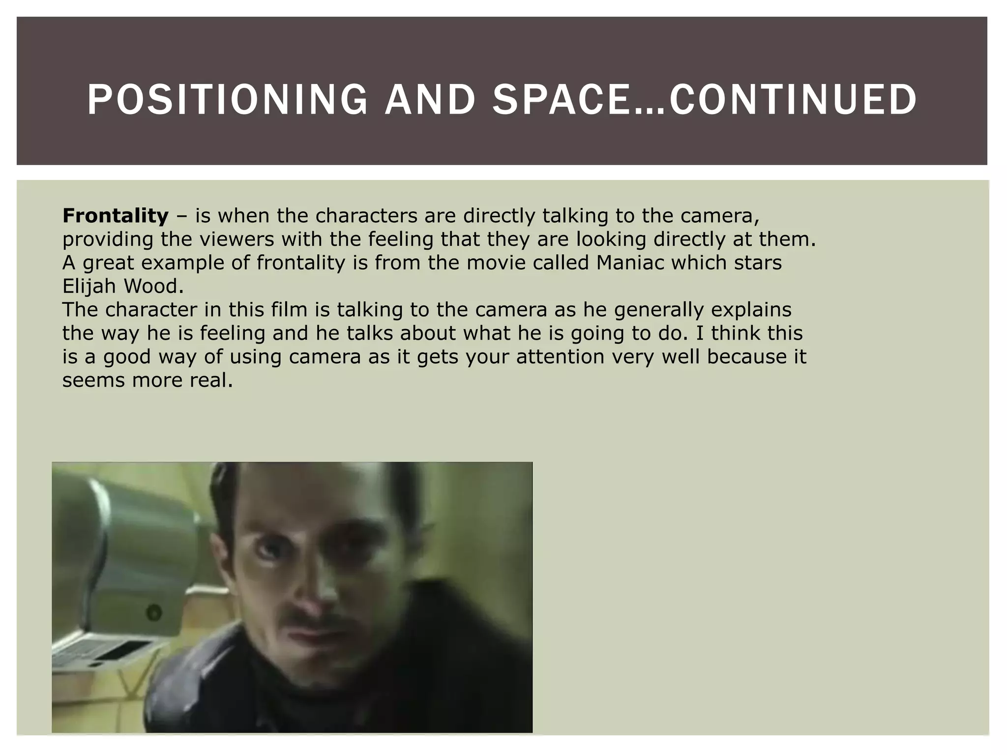 Mise En Scene POWERPOINT | PPTX