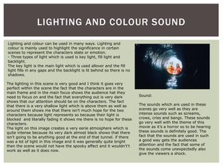 Mise En Scene POWERPOINT | PPTX