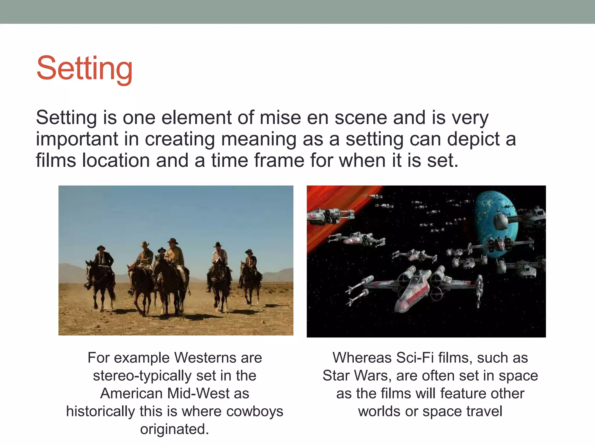 Misé en scene elements | PPT