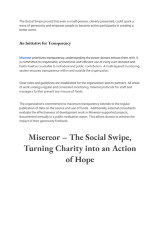 Misereor – The Social Swipe, Turning Charity into an Action of Hope.pdf