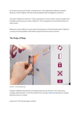 Misereor – The Social Swipe, Turning Charity into an Action of Hope.pdf