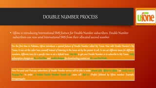 UFONE FINAL PROJECT | PPTX