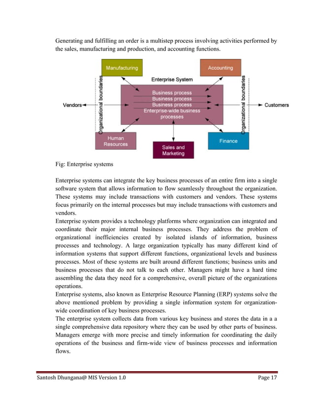 Management Information System (Full Notes) | PDF