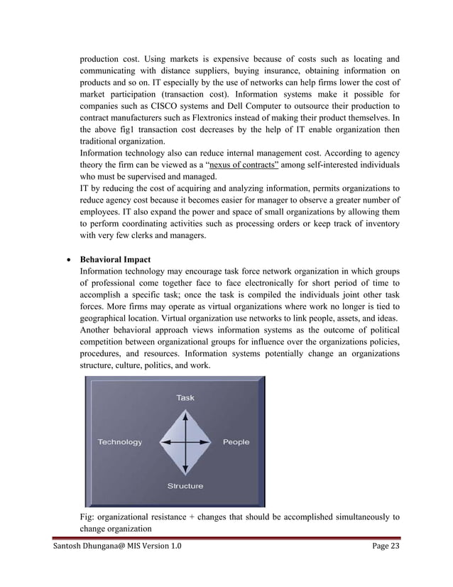 Management Information System (Full Notes) | PDF