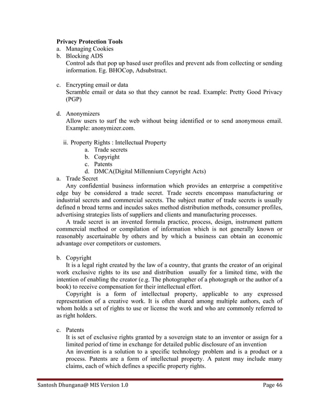 Management Information System (Full Notes) | PDF