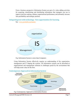 Management Information System (Full Notes) | PDF