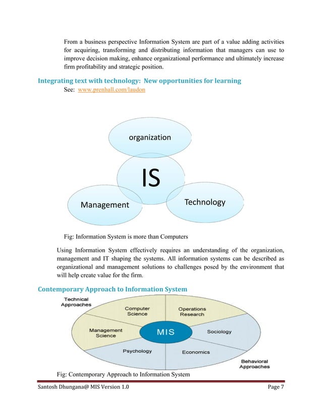 Management Information System (Full Notes) | PDF