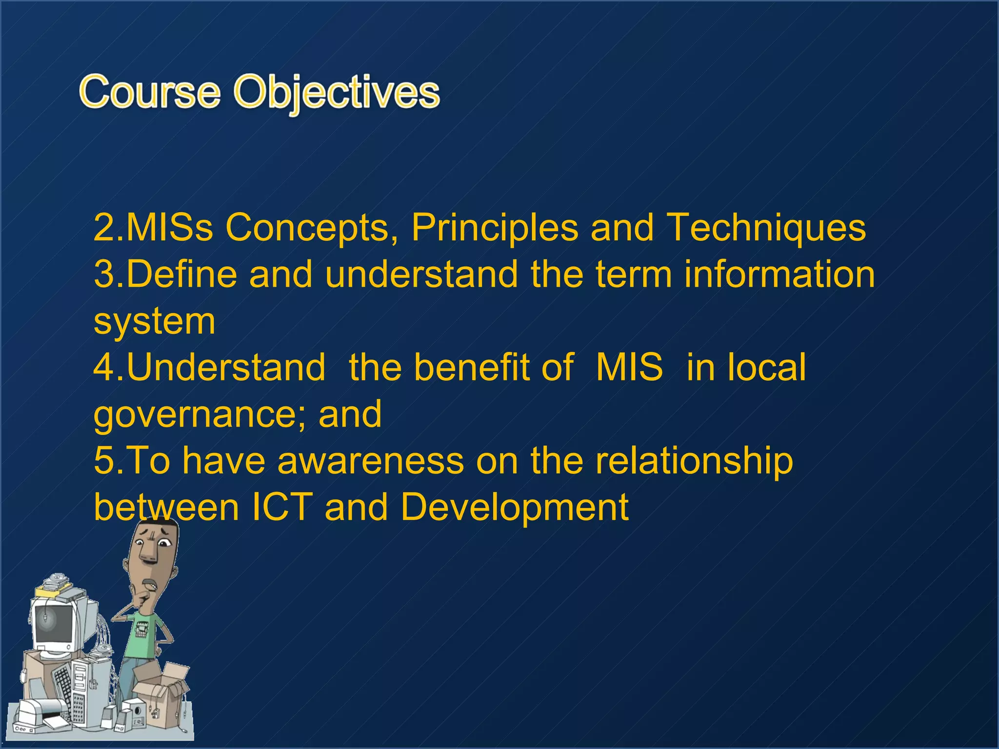 MIS for Local Governance | PPT