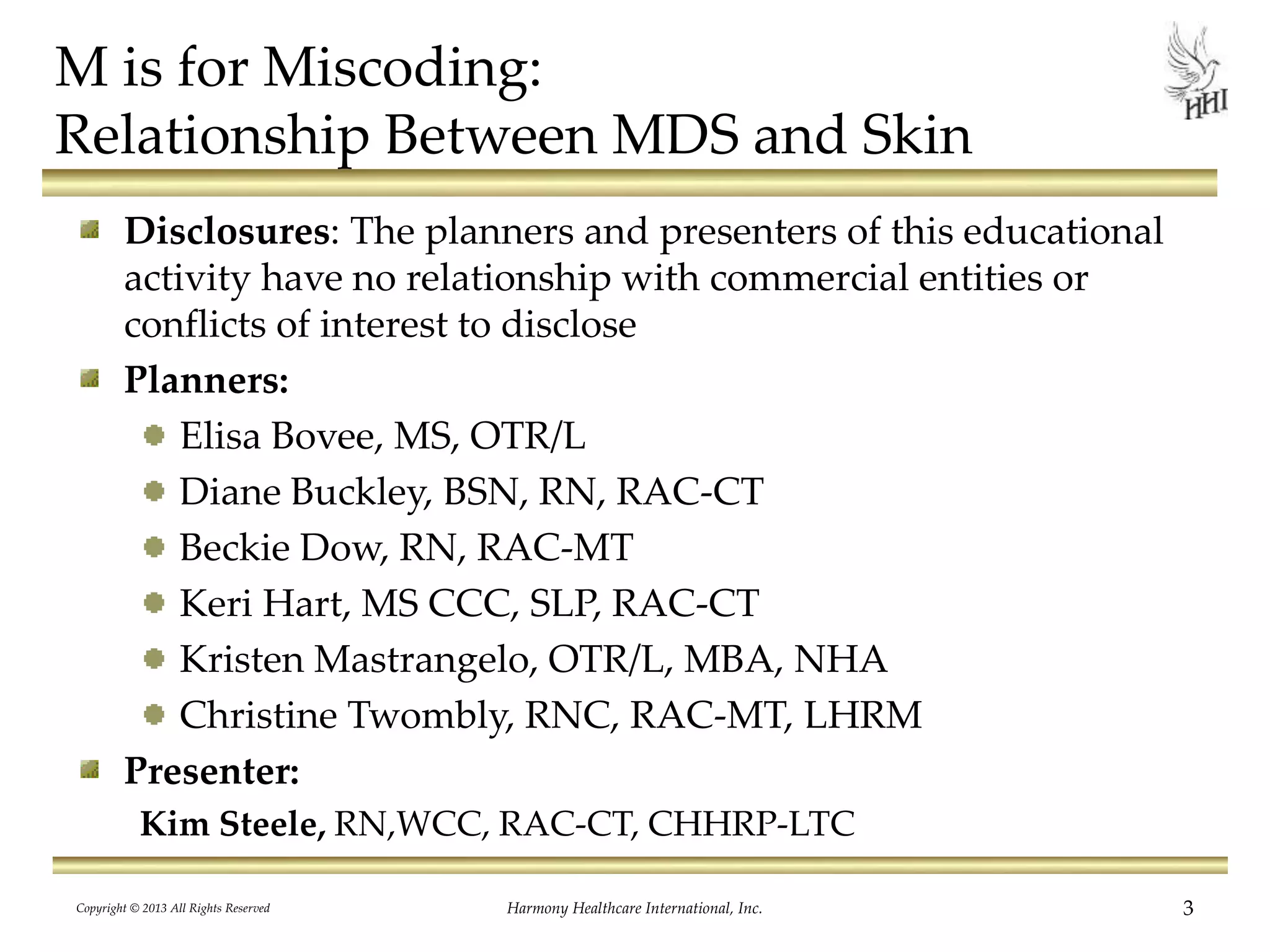 M is for Miscoding | PPT