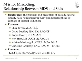 M is for Miscoding | PPTX