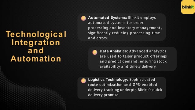 MIS Group 1 Presentation on Blinkit .pptx | Logistics | Business