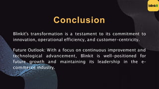 MIS Group 1 Presentation on Blinkit .pptx