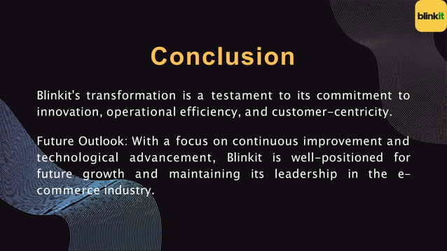 MIS Group 1 Presentation on Blinkit .pptx | Logistics | Business