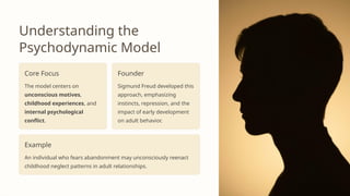 Psychodynamic Approach And therapies in psychology | PPTX