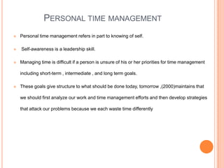 Time management | PPTX