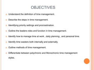 Time management | PPTX