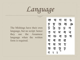 A study of the local tribes of Assam - Mishing under ISA by the ...