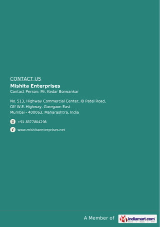 Mishita enterprises | PDF